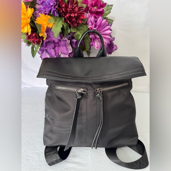 Botkier | Bags | Nwot Botkier Leather Nylon Backpack | Poshmark